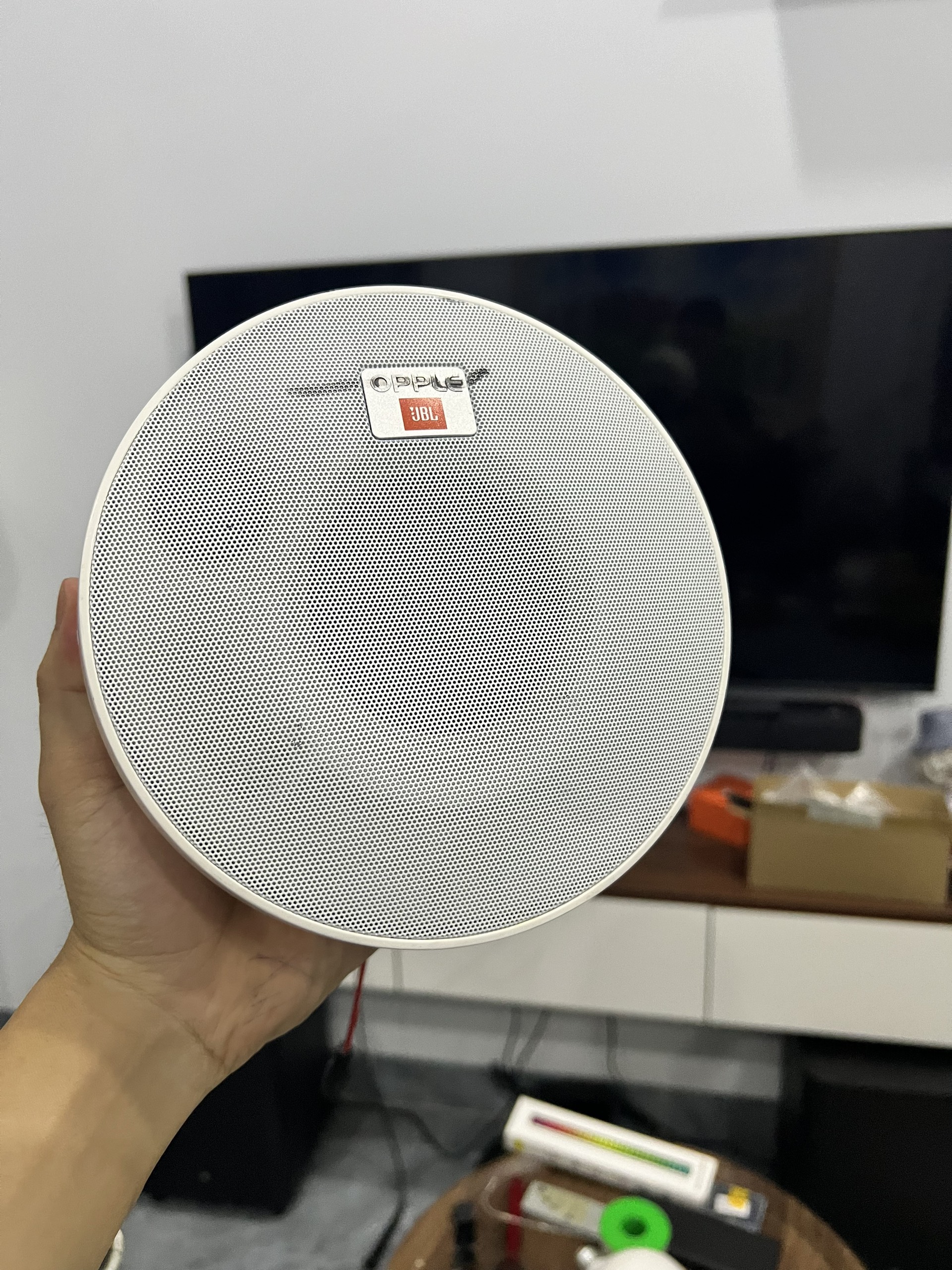 Loa bluetooth JBL OPPLE tháo đèn trần chất âm quá ngon ( đã mod về 12v ...